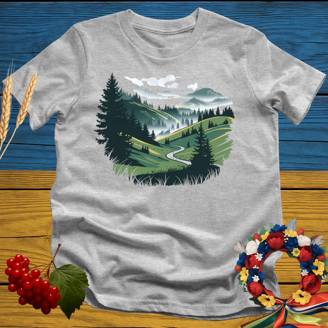 Carpathian Serenity T-Shirt | Ukrainian Apparel