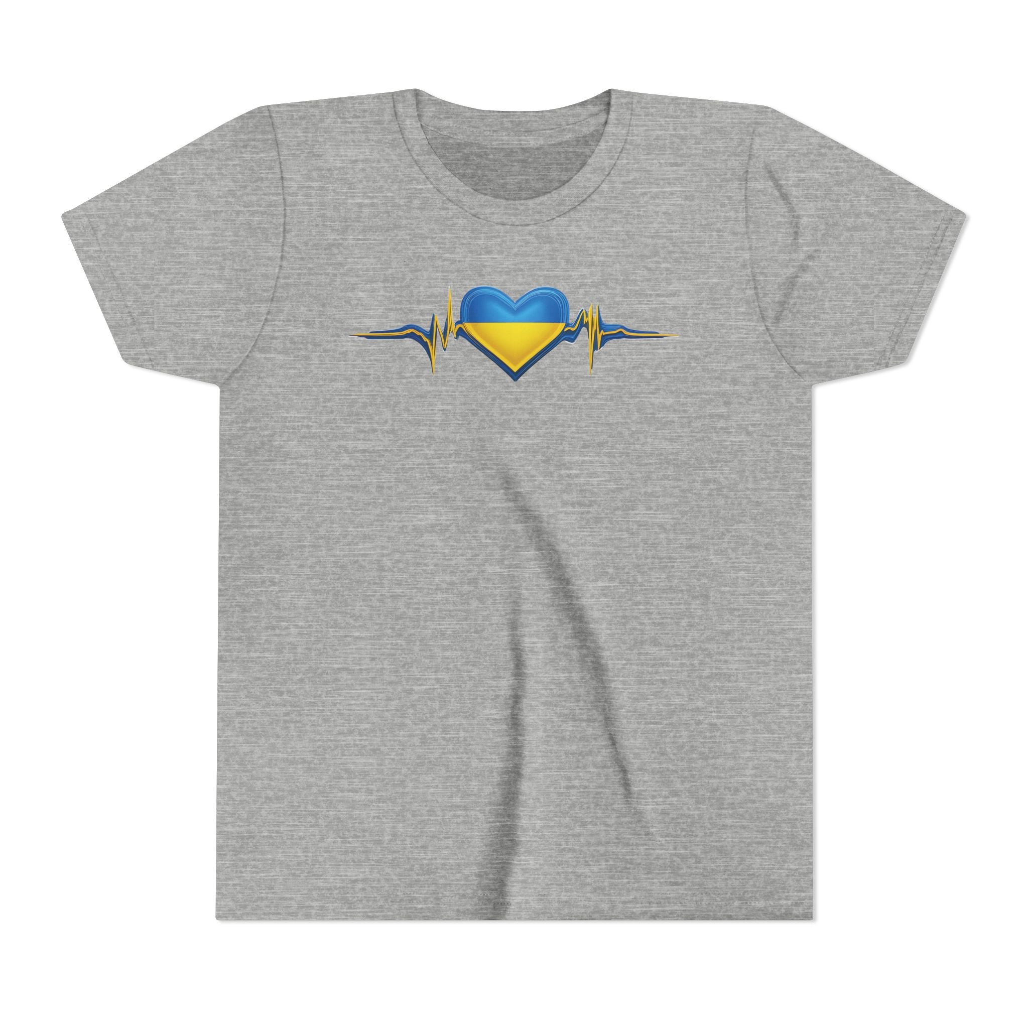 Ukrainian Heartbeat Kids Tee | Ukrainian Apparel