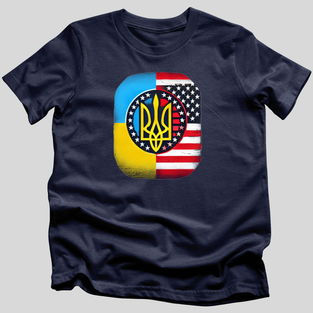 Buy T-shirt Alliance of Ukraine and USA | Ukrainian Apparel