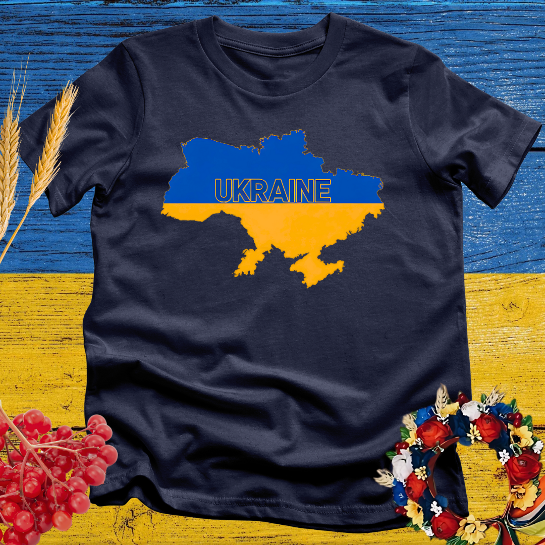 T-shirts With Map Ukraine | Ukraine Apparel